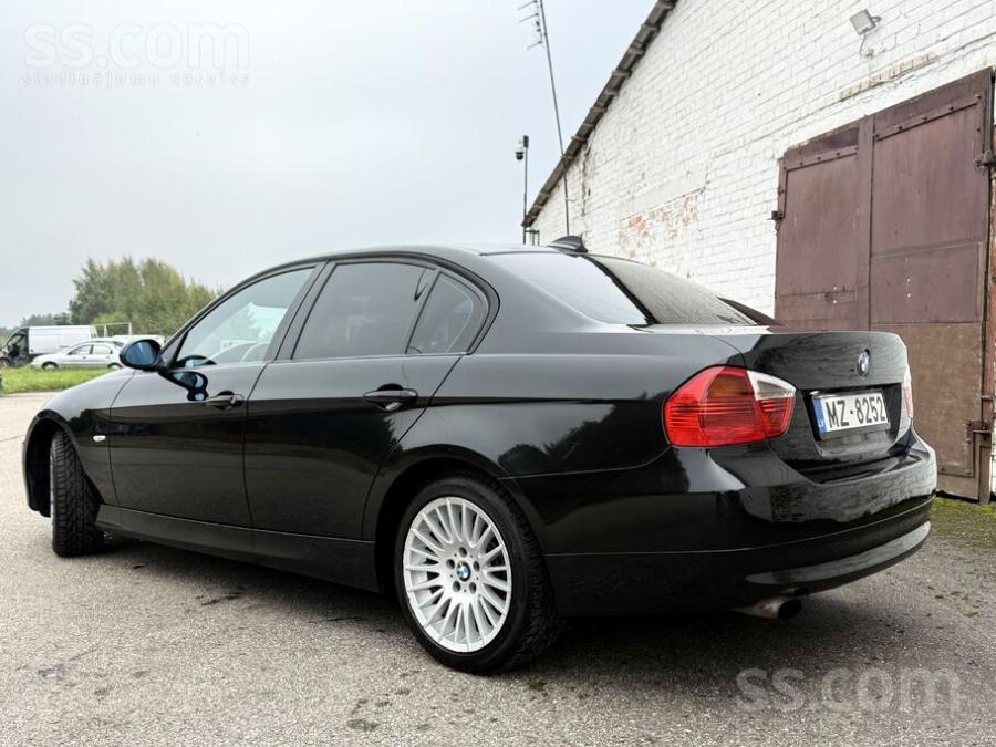 Black BMW 320 2006 in Bauska, with an engine capacity of 2.00 L and mileage of 0 thousand km for 3950 €, photo 8 on AUTOMOTO.COM.LV