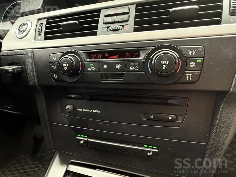 Black BMW 320 2006 in Bauska, with an engine capacity of 2.00 L and mileage of 0 thousand km for 3950 €, photo 16 on AUTOMOTO.COM.LV