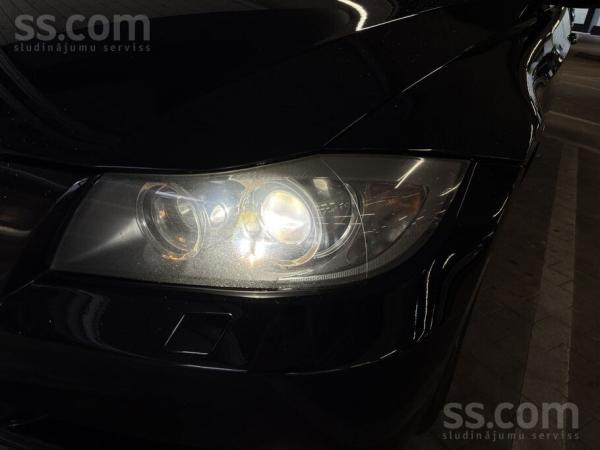 Black BMW 320 2007 in Riga, with an engine capacity of 2.00 L and mileage of 240 thousand km for 8990 €, photo 9 on AUTOMOTO.COM.LV