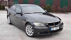 Black BMW 320 2007 in Jekabpils, with an engine capacity of 2.00 L and mileage of 208 thousand km for 3300 €, photo 3 on AUTOMOTO.COM.LV