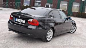 Black BMW 320 2007 in Jekabpils, with an engine capacity of 2.00 L and mileage of 208 thousand km for 3300 €, photo 4 on AUTOMOTO.COM.LV
