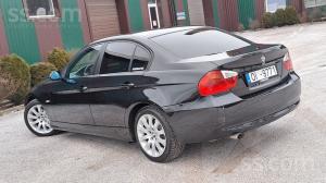 Black BMW 320 2007 in Jekabpils, with an engine capacity of 2.00 L and mileage of 208 thousand km for 3300 €, photo 5 on AUTOMOTO.COM.LV