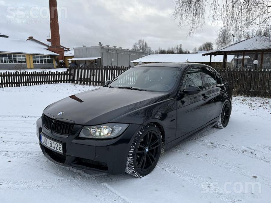 Melns BMW 320 2007 Valmiera, ar dzinēja tilpumu 2.00 L un nobraukumu 380 tūkst. km par 3990 €, foto 1 vietnē AUTOMOTO.COM.LV