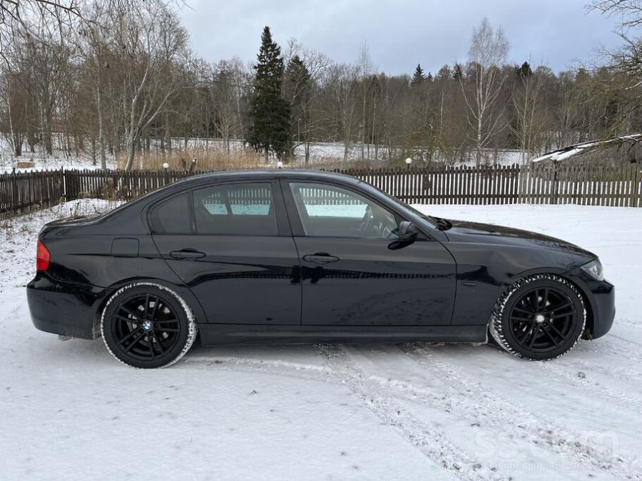 Melns BMW 320 2007 Valmiera, ar dzinēja tilpumu 2.00 L un nobraukumu 380 tūkst. km par 3990 €, foto 6 vietnē AUTOMOTO.COM.LV