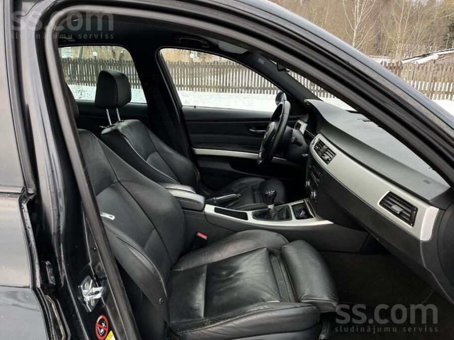 Melns BMW 320 2007 Valmiera, ar dzinēja tilpumu 2.00 L un nobraukumu 380 tūkst. km par 3990 €, foto 10 vietnē AUTOMOTO.COM.LV