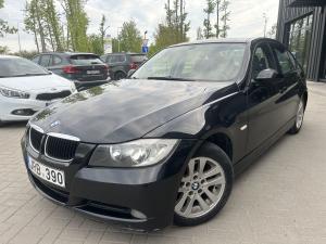 Black BMW 320 2007 in Kaunas, with an engine capacity of 2.00 L and mileage of 280 thousand km for 2850 €, photo 6 on AUTOMOTO.COM.LV