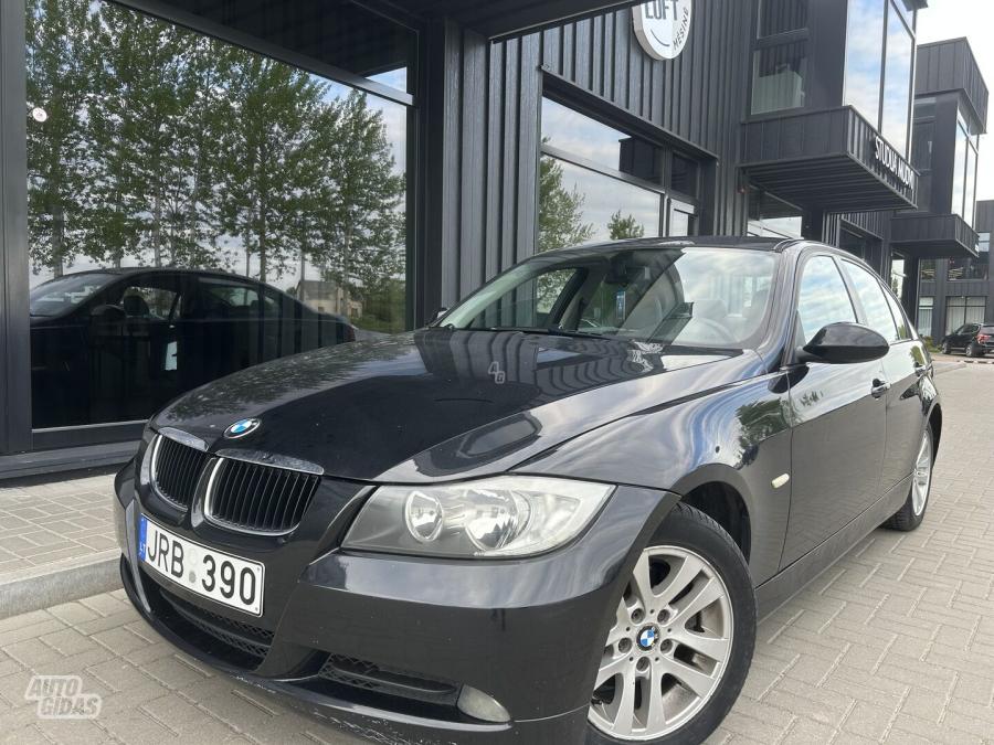 Black BMW 320 2007 in Kaunas, with an engine capacity of 2.00 L and mileage of 280 thousand km for 2850 €, photo 7 on AUTOMOTO.COM.LV