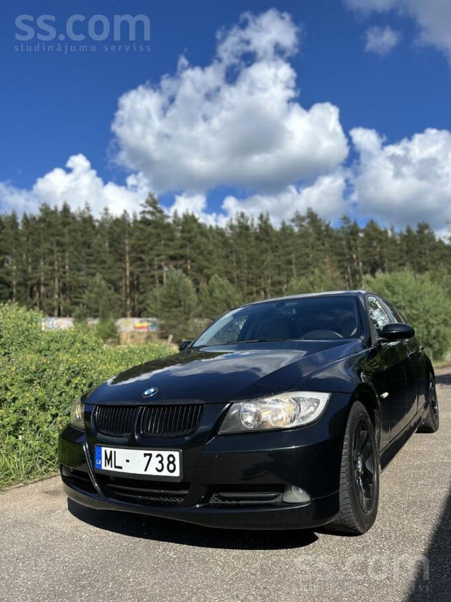 Black BMW 320 2007 in Daugavpils, with an engine capacity of 2.00 L and mileage of 335 thousand km for 4700 €, photo 9 on AUTOMOTO.COM.LV