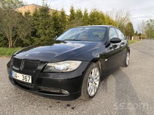 Black BMW 320 2007 in Riga, with an engine capacity of 2.00 L and mileage of 416 thousand km for 4500 €, photo  on AUTOMOTO.COM.LV