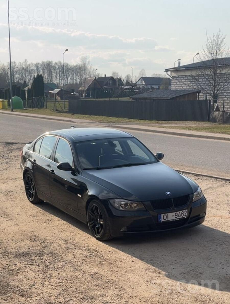Black BMW 320 2007 in Ludza, with an engine capacity of 2.00 L and mileage of 330 thousand km for 4700 €, photo 4 on AUTOMOTO.COM.LV