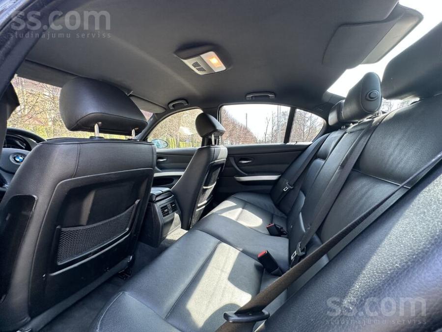 Black BMW 320 2007 in Ogre, with an engine capacity of 2.00 L and mileage of 305 thousand km for 3000 €, photo 16 on AUTOMOTO.COM.LV