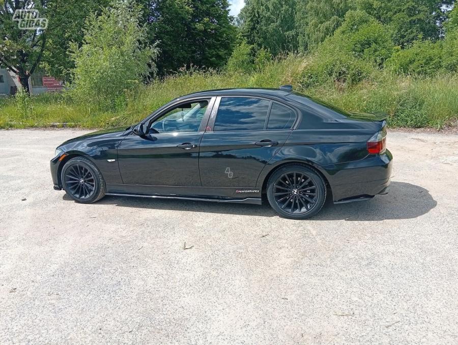 Black BMW 320 2007 in Kaisiadorys, with an engine capacity of 2.00 L and mileage of 498 thousand km for 3900 €, photo 6 on AUTOMOTO.COM.LV