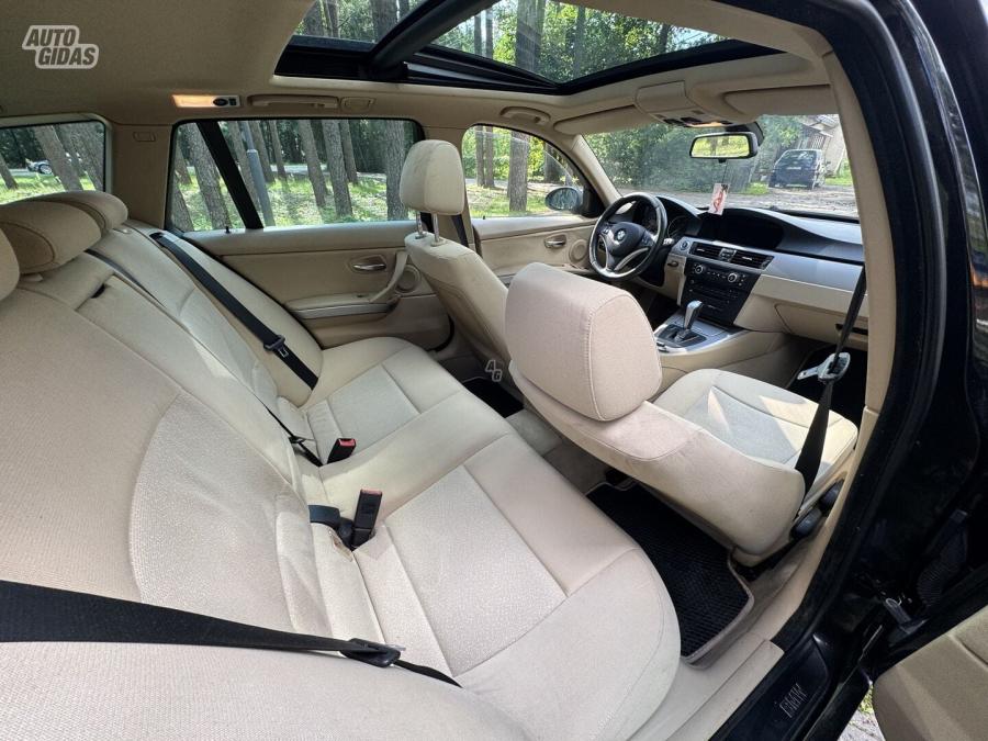 Black BMW 320 2007 in Kaunas, with an engine capacity of 2.00 L and mileage of 350 thousand km for 2950 €, photo 9 on AUTOMOTO.COM.LV
