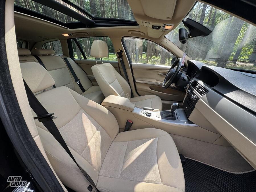 Black BMW 320 2007 in Kaunas, with an engine capacity of 2.00 L and mileage of 350 thousand km for 2950 €, photo 10 on AUTOMOTO.COM.LV