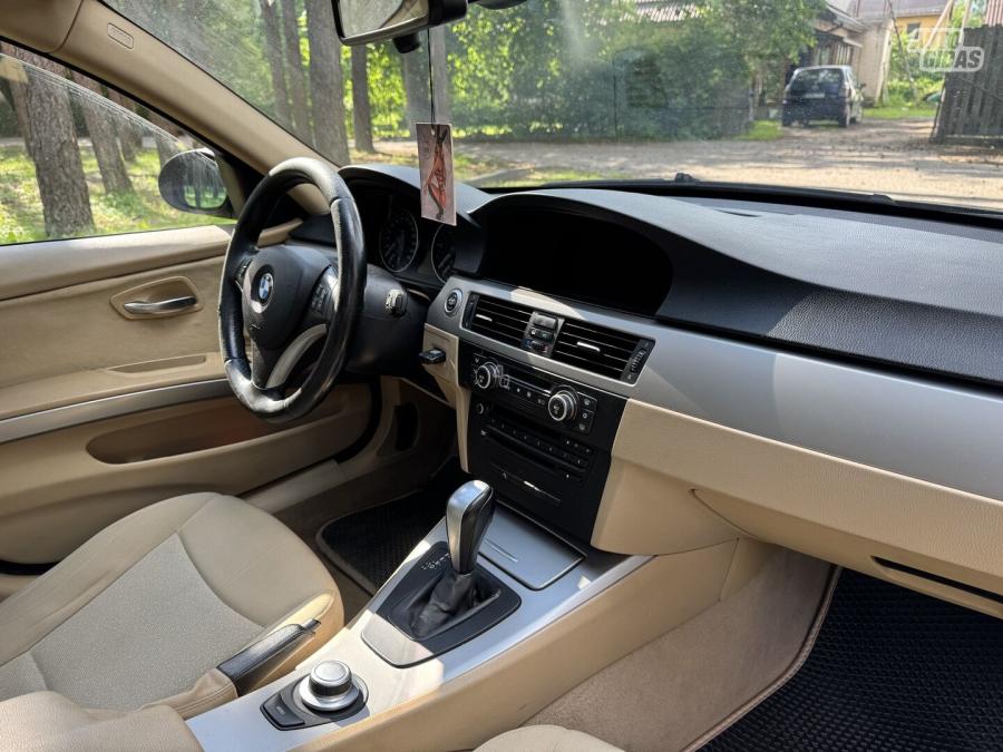 Black BMW 320 2007 in Kaunas, with an engine capacity of 2.00 L and mileage of 350 thousand km for 2950 €, photo 11 on AUTOMOTO.COM.LV