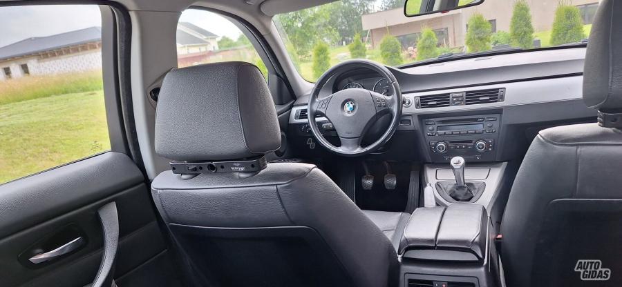 Black BMW 320 2007 in Vilnius, with an engine capacity of 2.00 L and mileage of 331 thousand km for 3599 €, photo 15 on AUTOMOTO.COM.LV