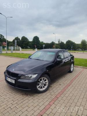 Черный БМВ 320 2007 в Бауска, объемом двигателя 2.00 л и пробегом 243 тыс. км за 3500 €, фото  на AUTOMOTO.COM.LV