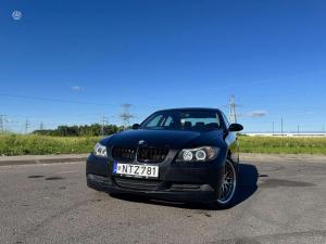 Black BMW 320 2007 in Panevezys, with an engine capacity of 2.00 L and mileage of 516 thousand km for 3499 €, photo  on AUTOMOTO.COM.LV