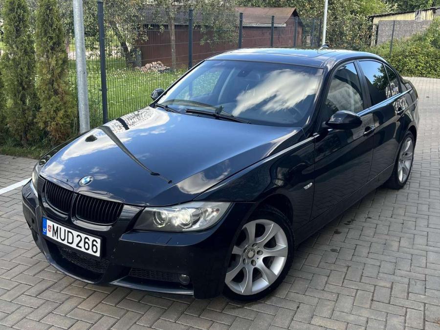 Melns BMW 320 2007 Kauņa, ar dzinēja tilpumu 2.00 L un nobraukumu 346 tūkst. km par 2850 €, foto 7 vietnē AUTOMOTO.COM.LV