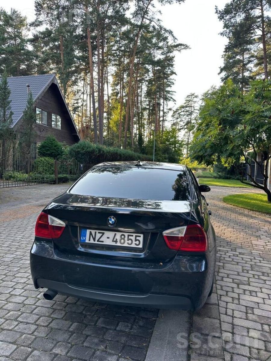 Black BMW 320 2007 in Riga, with an engine capacity of 2.00 L and mileage of 400 thousand km for 4750 €, photo 12 on AUTOMOTO.COM.LV