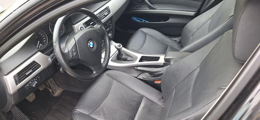 Melns BMW 320 2007 Viļņa, ar dzinēja tilpumu 2.00 L un nobraukumu 331 tūkst. km par 3500 €, foto 8 vietnē AUTOMOTO.COM.LV