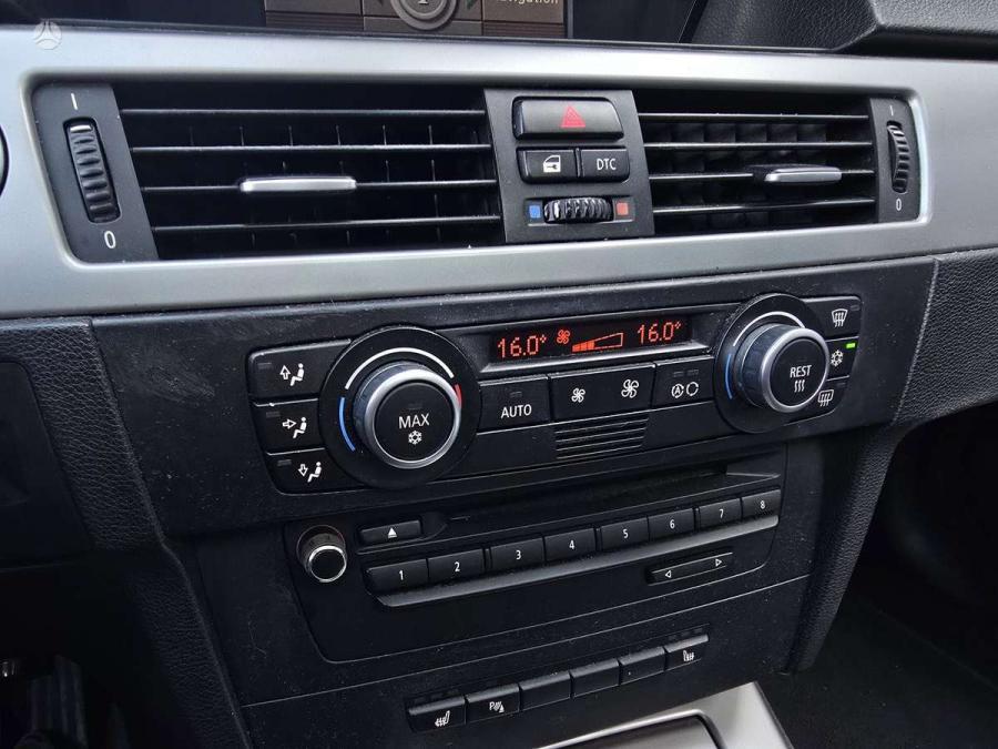 Black BMW 320 2007 in Siauliai, with an engine capacity of 2.00 L and mileage of 355 thousand km for 3650 €, photo 18 on AUTOMOTO.COM.LV