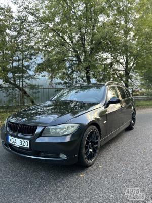 Melns BMW 320 2007 Viļņa, ar dzinēja tilpumu 2.00 L un nobraukumu 320 tūkst. km par 2050 €, foto  vietnē AUTOMOTO.COM.LV