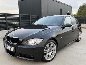 Melns BMW 320 2007 Viļņa, ar dzinēja tilpumu 2.00 L un nobraukumu 252 tūkst. km par 4899 €, foto  vietnē AUTOMOTO.COM.LV