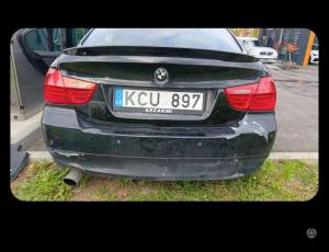 Black BMW 320 2007 in Kaunas, with an engine capacity of 1.99 L and mileage of 382 thousand km for 1800 €, photo 3 on AUTOMOTO.COM.LV