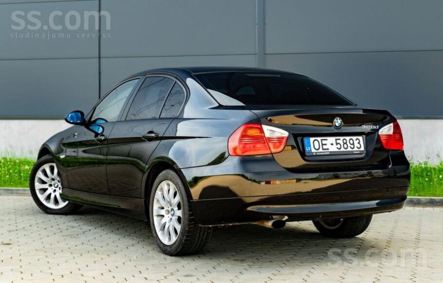 Melns BMW 320 2008 Rīga, ar dzinēja tilpumu 2.00 L un nobraukumu 303 tūkst. km par 3350 €, foto 4 vietnē AUTOMOTO.COM.LV