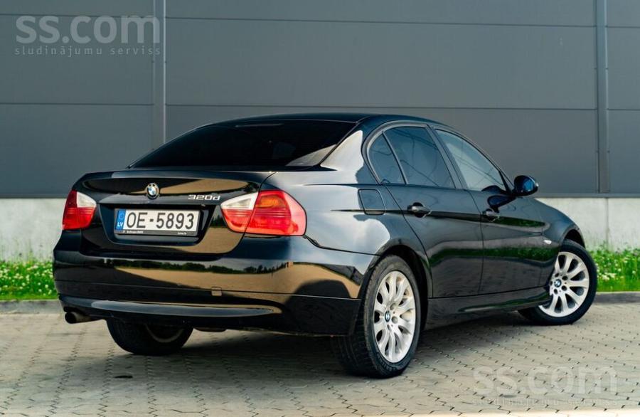 Melns BMW 320 2008 Rīga, ar dzinēja tilpumu 2.00 L un nobraukumu 303 tūkst. km par 3350 €, foto 7 vietnē AUTOMOTO.COM.LV