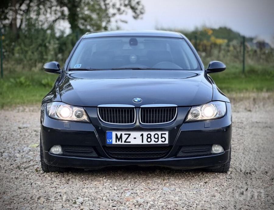 Black BMW 320 2008 in Riga, with an engine capacity of 2.00 L and mileage of 419 thousand km for 4200 €, photo 6 on AUTOMOTO.COM.LV
