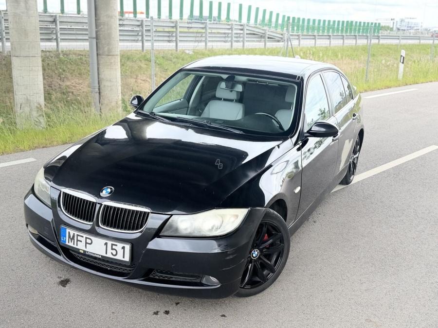 Черный БМВ 320 2008 в Каунас, объемом двигателя 2.00 л и пробегом 320 тыс. км за 2970 €, фото 1 на AUTOMOTO.COM.LV