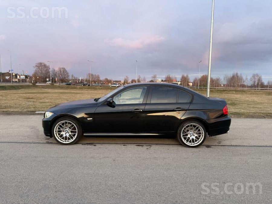 Black BMW 320 2008 in Ogre, with an engine capacity of 2.00 L and mileage of 0 thousand km for 4800 €, photo 6 on AUTOMOTO.COM.LV