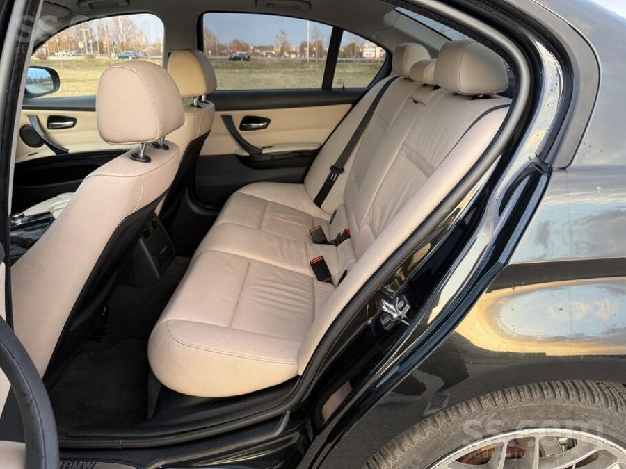 Black BMW 320 2008 in Ogre, with an engine capacity of 2.00 L and mileage of 0 thousand km for 4800 €, photo 14 on AUTOMOTO.COM.LV