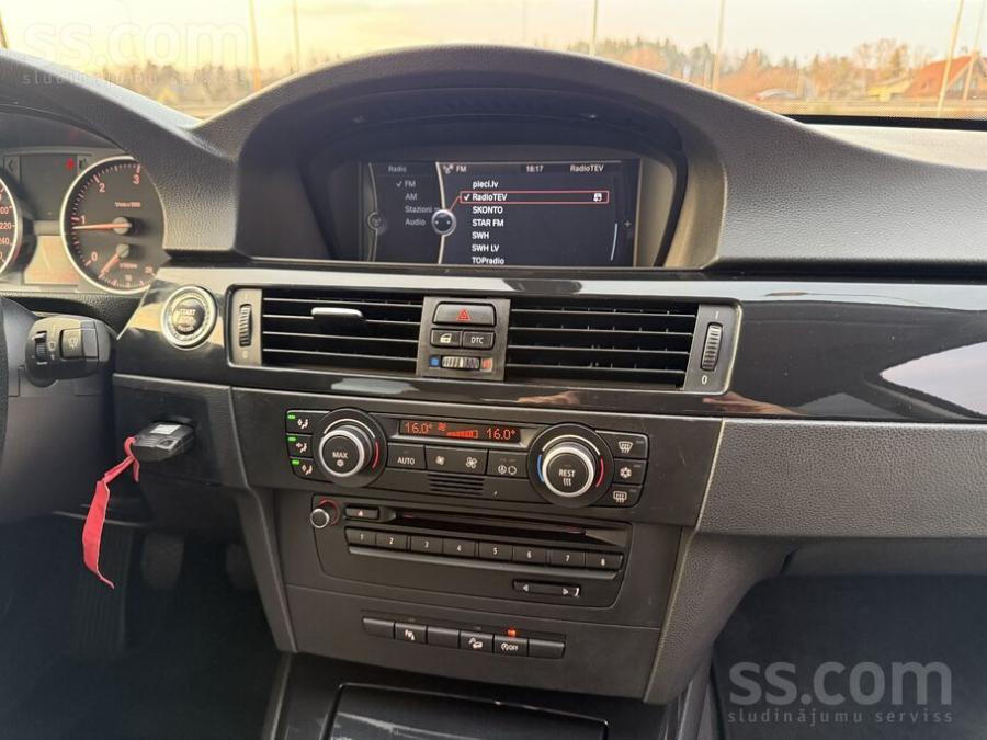 Black BMW 320 2008 in Ogre, with an engine capacity of 2.00 L and mileage of 0 thousand km for 4800 €, photo 21 on AUTOMOTO.COM.LV