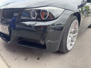 Black BMW 320 2008 in Telschi, with an engine capacity of 2.00 L and mileage of 295 thousand km for 7200 €, photo 6 on AUTOMOTO.COM.LV