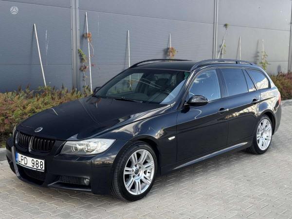 Black BMW 320 2008 in Vilnius, with an engine capacity of 2.00 L and mileage of 279 thousand km for 3800 €, photo 3 on AUTOMOTO.COM.LV