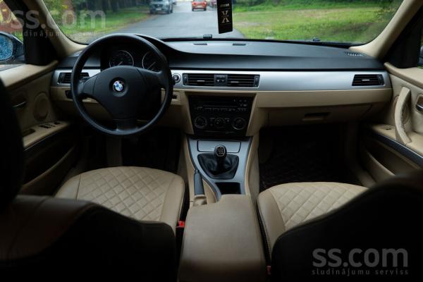 BMW 320 2008 in Riga on AUTOMOTO.COM.LV Black BMW 320 2008 in Riga, with an engine capacity of 2.00 L and mileage of 289 thousand km for 3500 €, photo 4 on AUTOMOTO.COM.LV