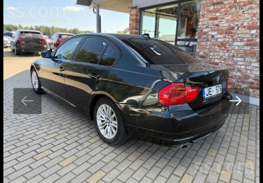 Black BMW 320 2008 in Talsi, with an engine capacity of 2.00 L and mileage of 440 thousand km for 2500 €, photo 3 on AUTOMOTO.COM.LV