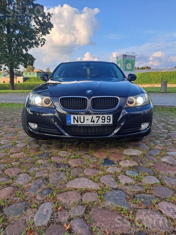 Black BMW 320 2009 in Daugavpils, with an engine capacity of 2.00 L and mileage of 267 thousand km for 6555 €, photo 6 on AUTOMOTO.COM.LV
