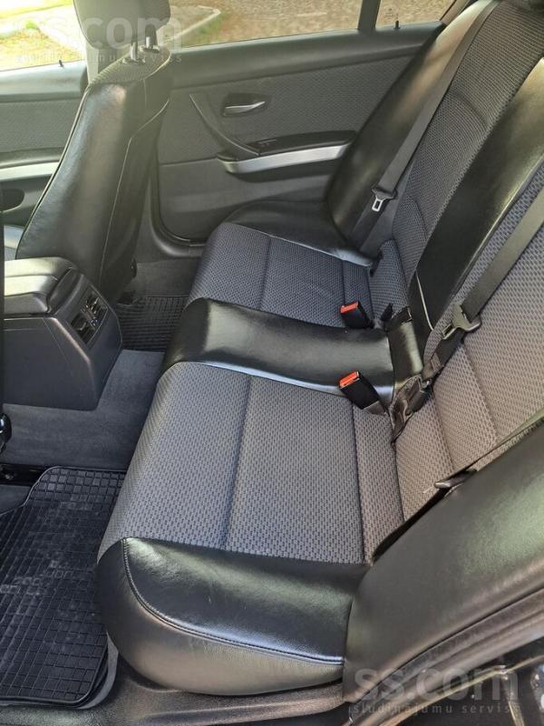 Black BMW 320 2009 in Daugavpils, with an engine capacity of 2.00 L and mileage of 267 thousand km for 6555 €, photo 10 on AUTOMOTO.COM.LV