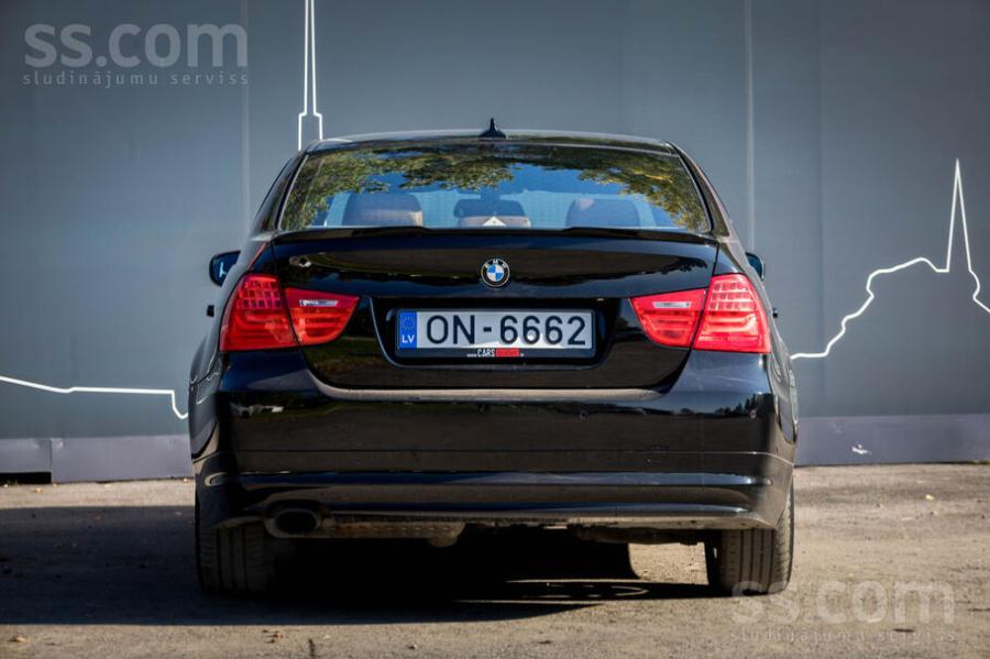 Melns BMW 320 2009 Rīga, ar dzinēja tilpumu 2.00 L un nobraukumu 262 tūkst. km par 4990 €, foto 6 vietnē AUTOMOTO.COM.LV