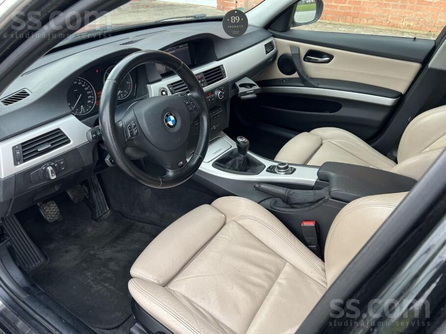 Black BMW 320 2010 in Rezekne, with an engine capacity of 2.00 L and mileage of 293 thousand km for 5995 €, photo 6 on AUTOMOTO.COM.LV