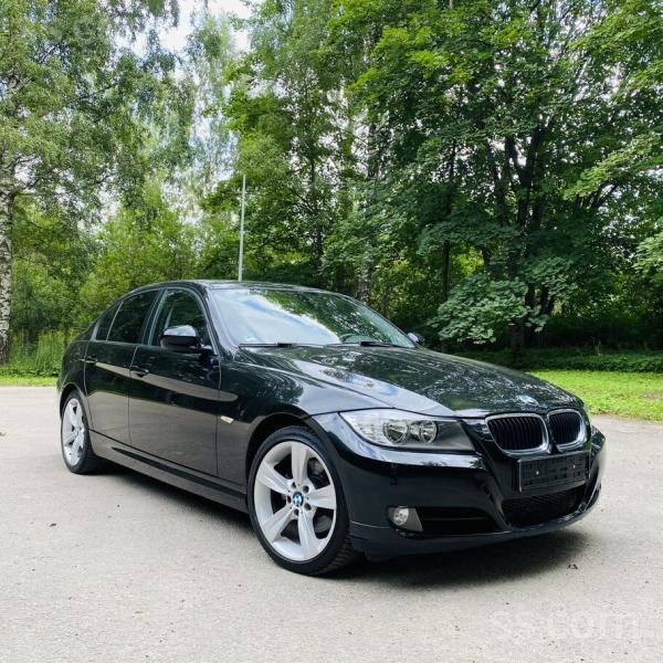 Black BMW 320 2010 in Riga, with an engine capacity of 2.00 L and mileage of 0 thousand km for 4999 €, photo 1 on AUTOMOTO.COM.LV