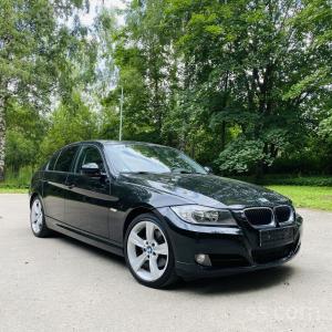 Black BMW 320 2010 in Riga, with an engine capacity of 2.00 L and mileage of 0 thousand km for 4999 €, photo 1 on AUTOMOTO.COM.LV