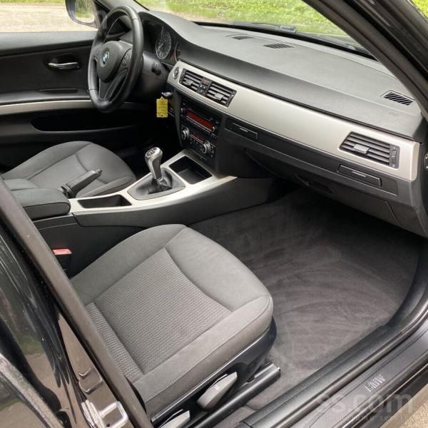 Black BMW 320 2010 in Riga, with an engine capacity of 2.00 L and mileage of 0 thousand km for 4999 €, photo 8 on AUTOMOTO.COM.LV