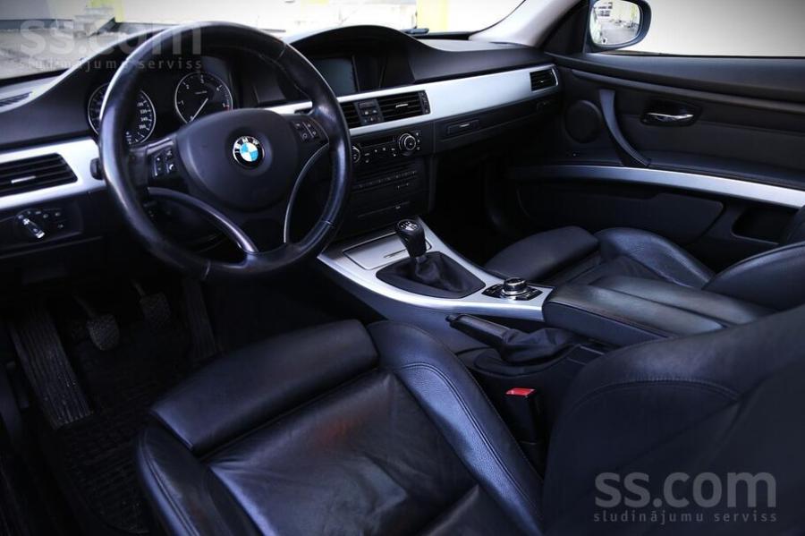 Black BMW 320 2010 in Riga, with an engine capacity of 2.00 L and mileage of 344 thousand km for 6995 €, photo 11 on AUTOMOTO.COM.LV