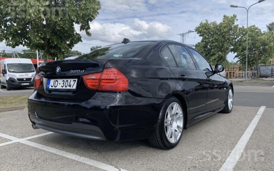 Melns BMW 320 2011 Liepāja, ar dzinēja tilpumu 2.00 L un nobraukumu 214 tūkst. km par 7000 €, foto 4 vietnē AUTOMOTO.COM.LV