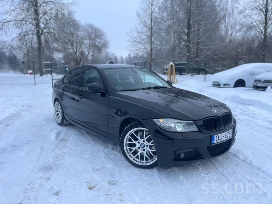 Black BMW 320 2011 in Kuldiga, with an engine capacity of 2.00 L and mileage of 356 thousand km for 7290 €, photo 1 on AUTOMOTO.COM.LV